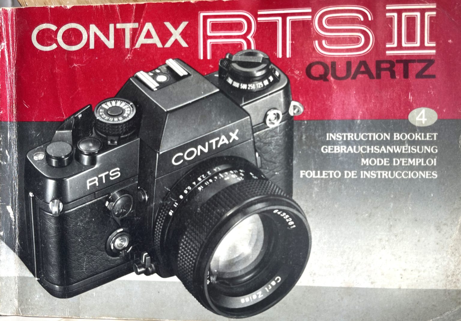 Contax RTS II Quartz User Manual - Milly's Cameras