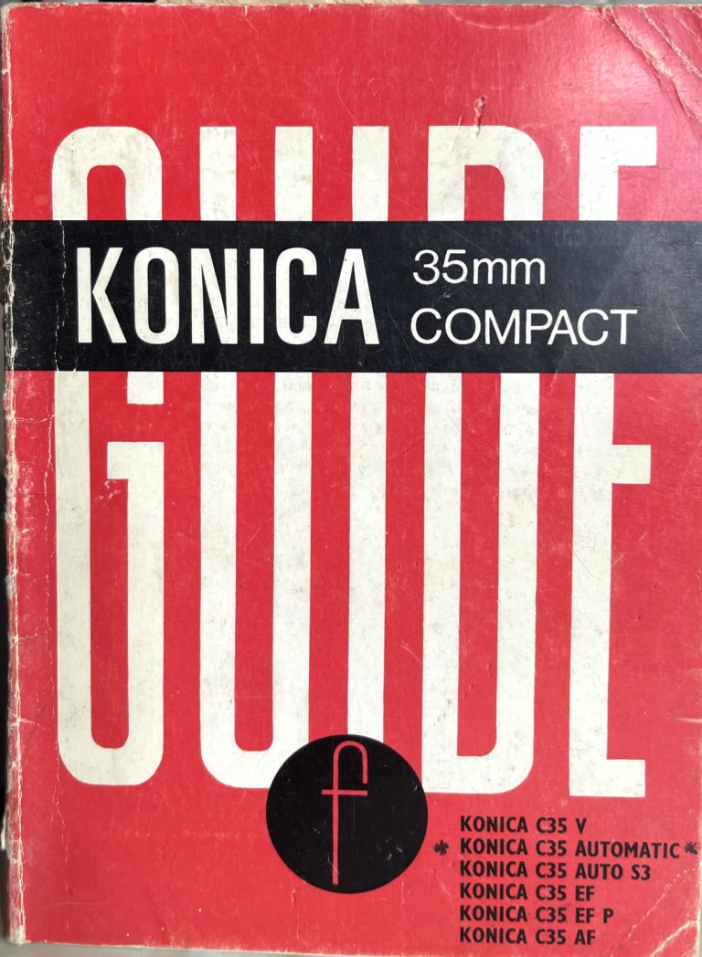 Konica 35mm Compact Focal Guide Book covering C35 models - Milly's Cameras