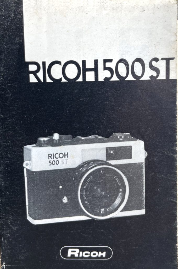 Ricoh 500 ST User Manual - Milly's Cameras